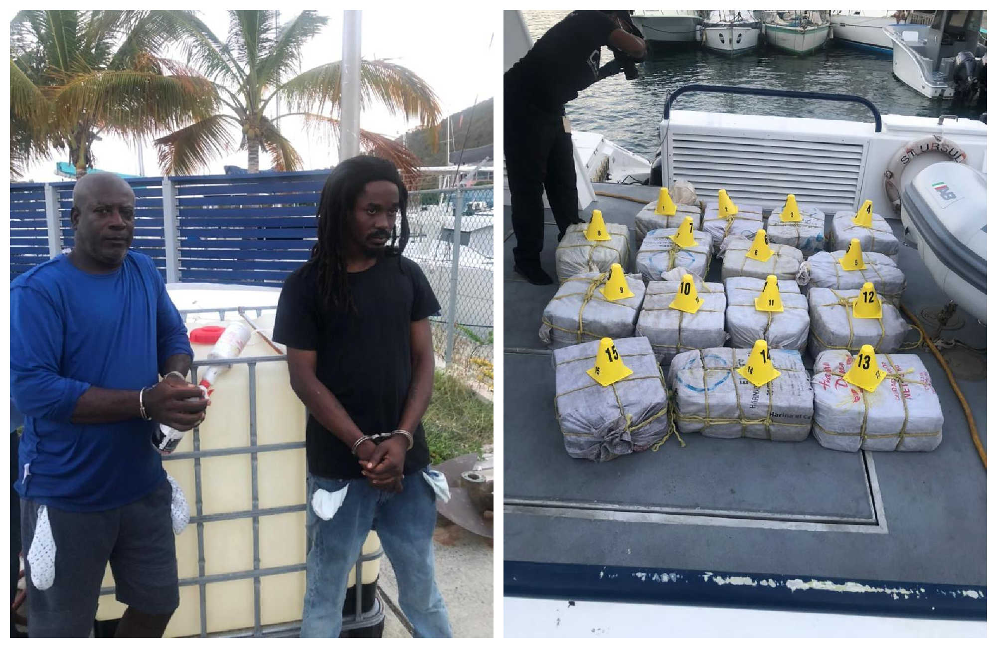 Massive 400 Kilos of Cocaine Drug Bust in BVI Waters Results in Arrest ...