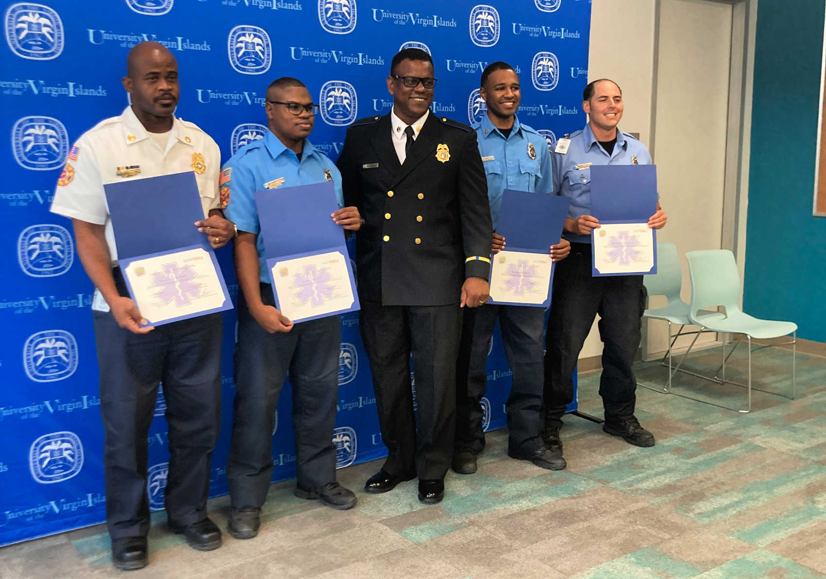 Four Fire Service Members Complete EMR to EMT Bridge Program