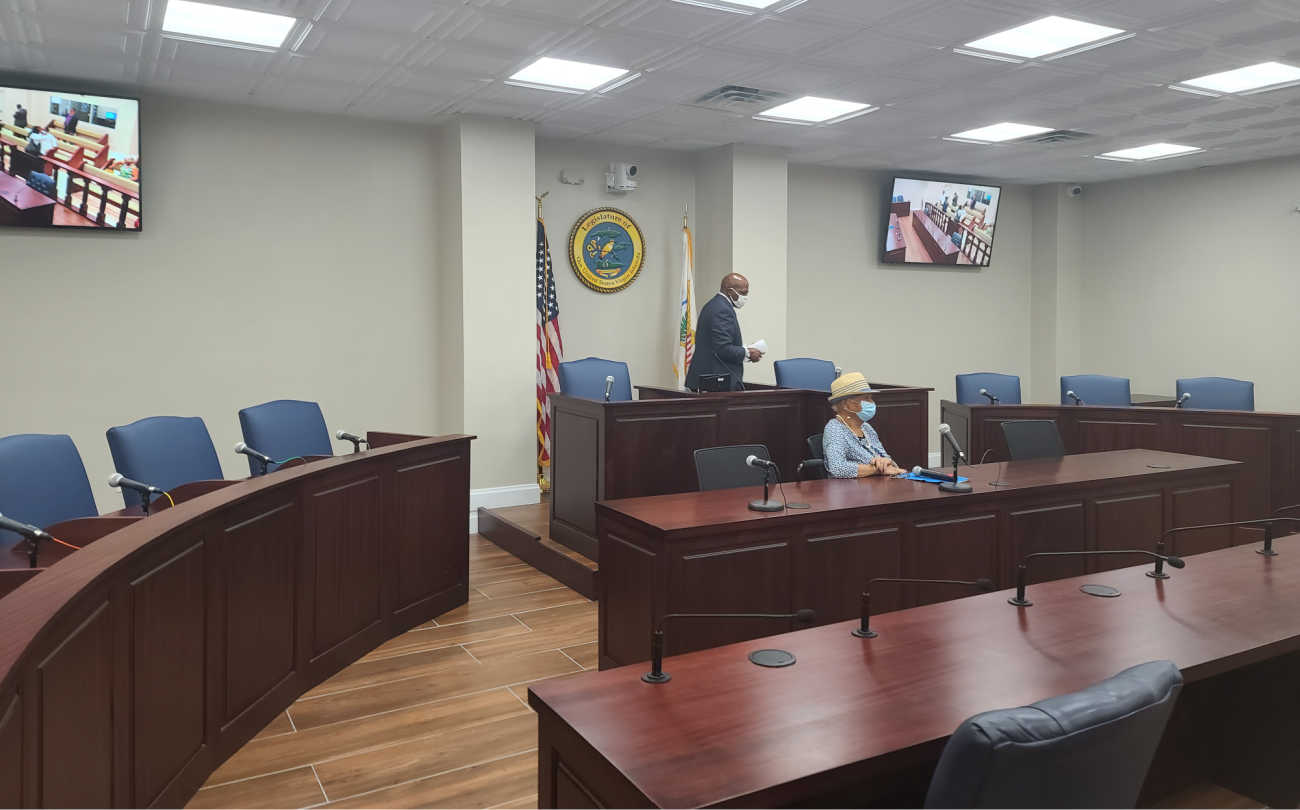 Watch: A Look at the Well of the New Legislature Building on St. Croix