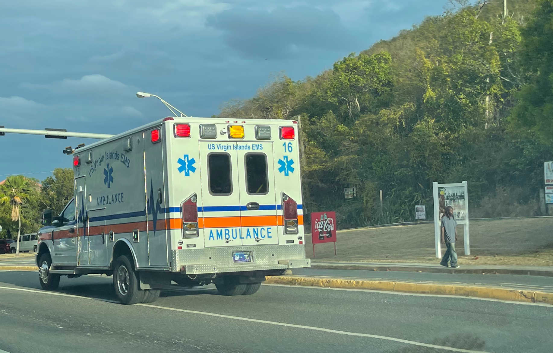 Male Victim Rushed to Hospital on Ambulance After Sustaining Gunshot ...