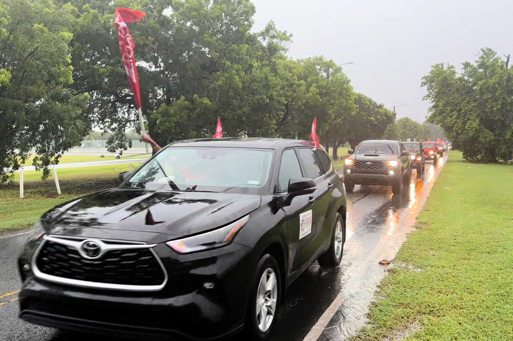 Watch: Bryan-Roach Campaign Motorcade Leads Huge Group of Supporters ...