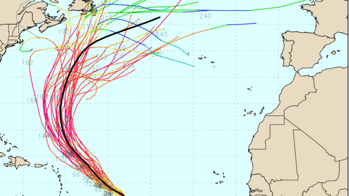 Hurricane Sam Making Definitive Turn, Will Pass Well North of Territory ...