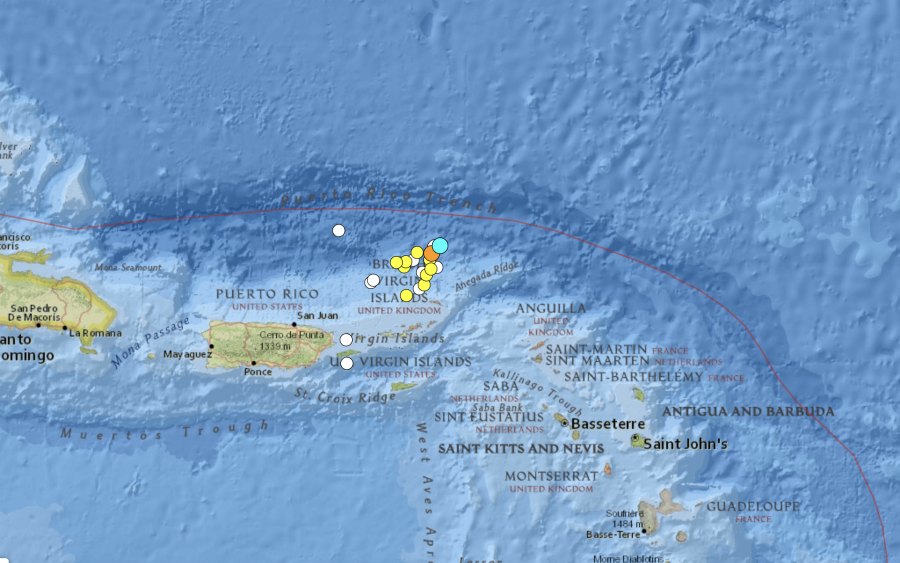 Multiple Small Earthquakes Recorded in Territory Between Saturday Night ...