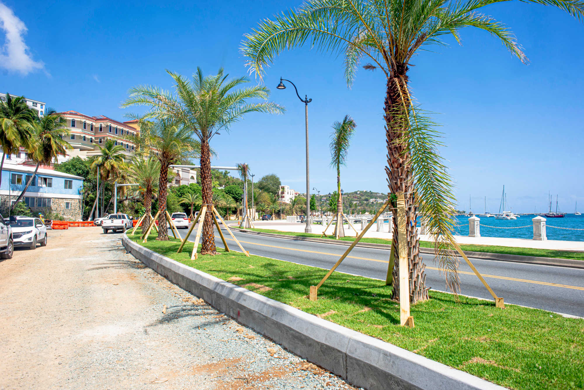 Public Works Advising Motorists of Lane Switch on Veterans Drive Saturday